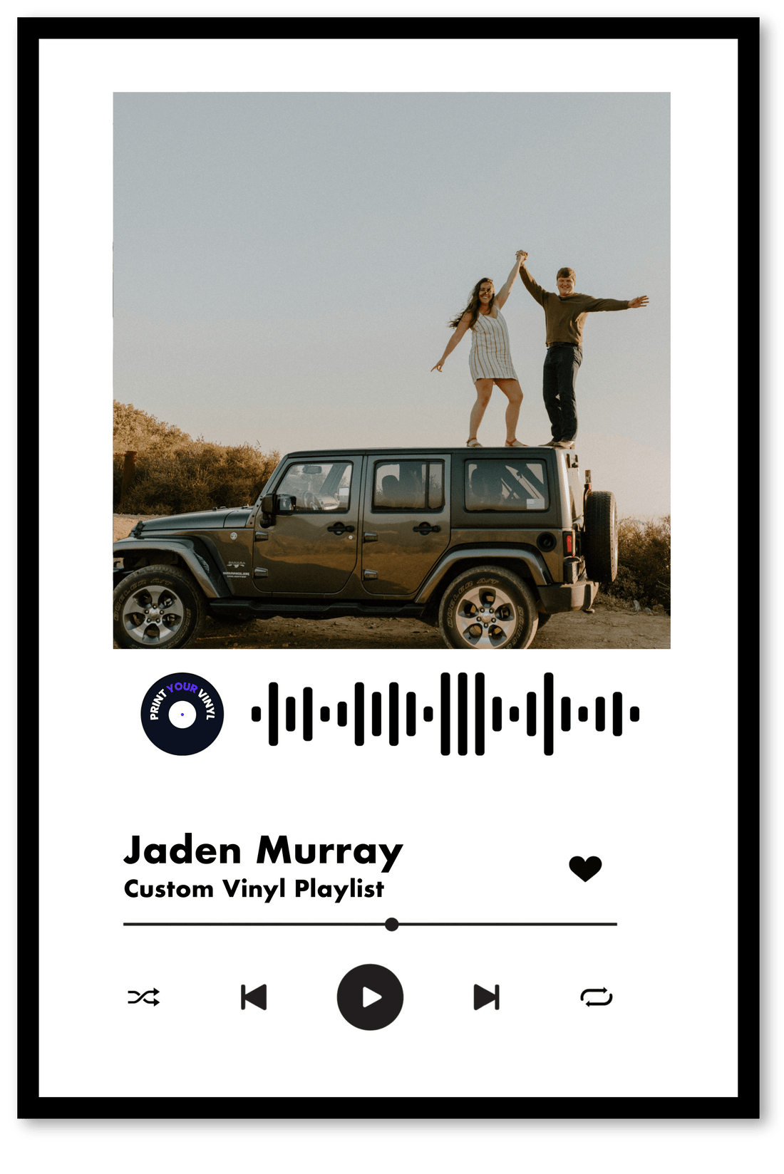 Custom Playlist & Spotify Code – PrintYourVinyl